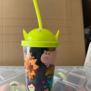 Disney | Kitchen | Pixar Toy Story Alien Sipper Cup W Straw Disneyland ...